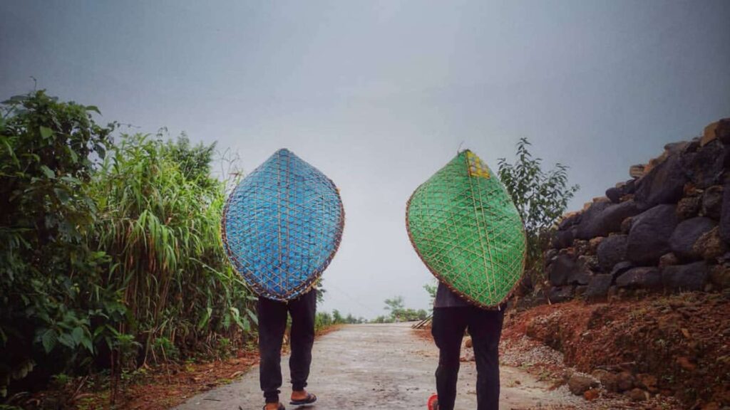 Hand Crafted: Bamboo Rain Shields (Knup) of Meghalaya